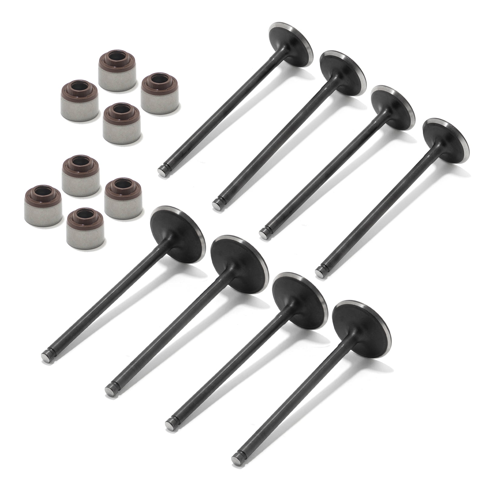 Intake Exhaust Valves Kit Seals For Kawasaki Brute Force KVF650 Prairie ...