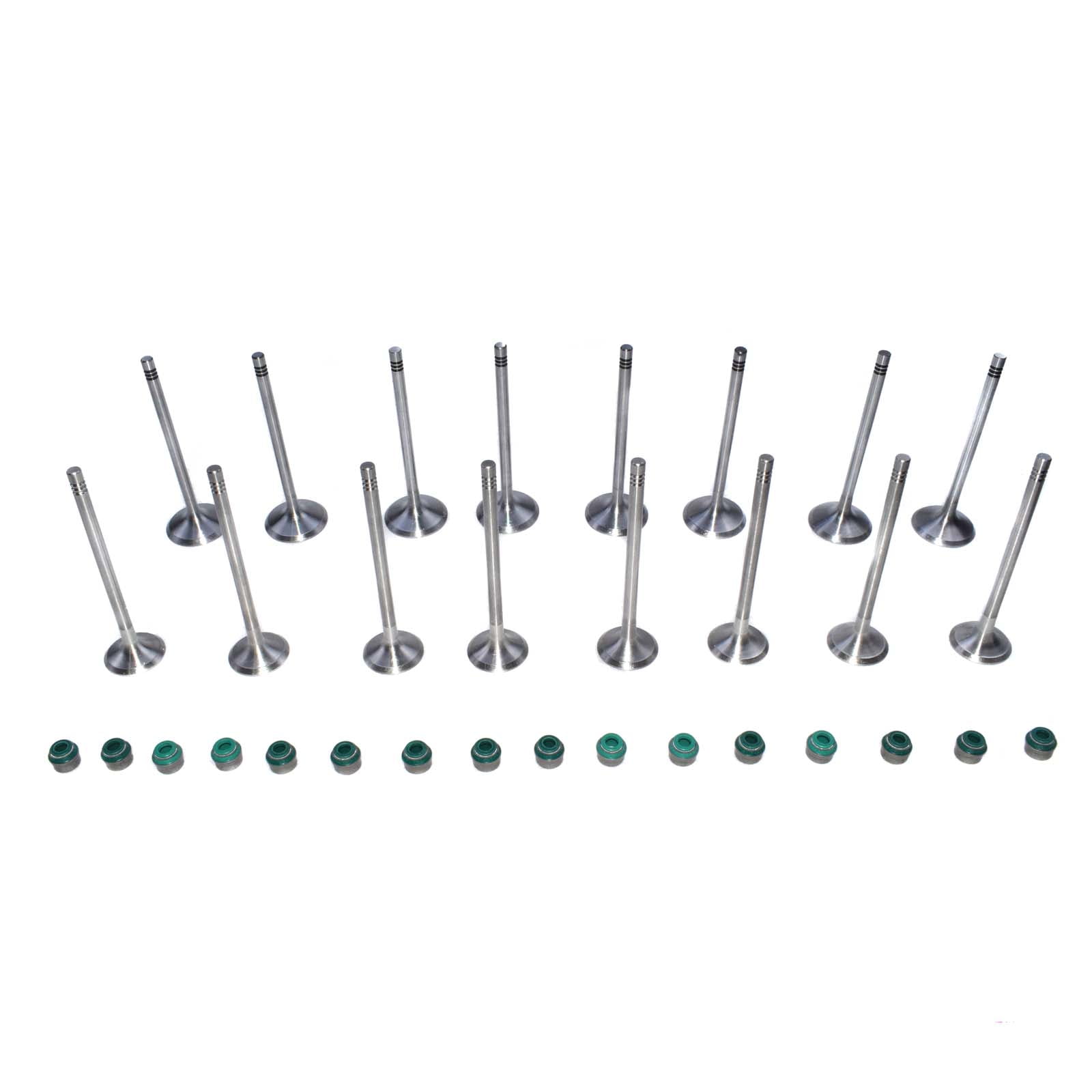 Intake Exhaust Valves Valve Stem Seals Kit For Audi A5 VW Tiguan 2.0T ...