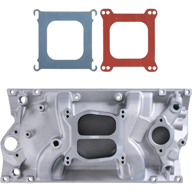 Intake Manifold Aluminum Vortec Dual Plane for SBC Small Block Chevy ...