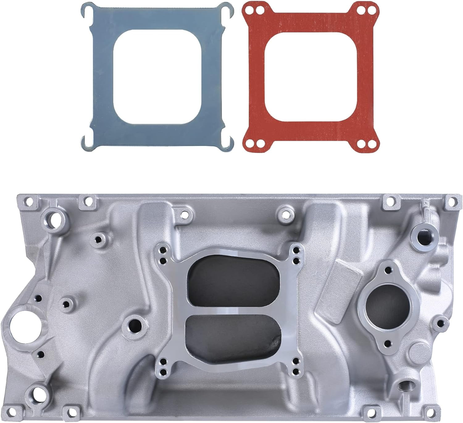 Intake Manifold Aluminum Vortec Dual Plane for SBC Small Block Chevy ...