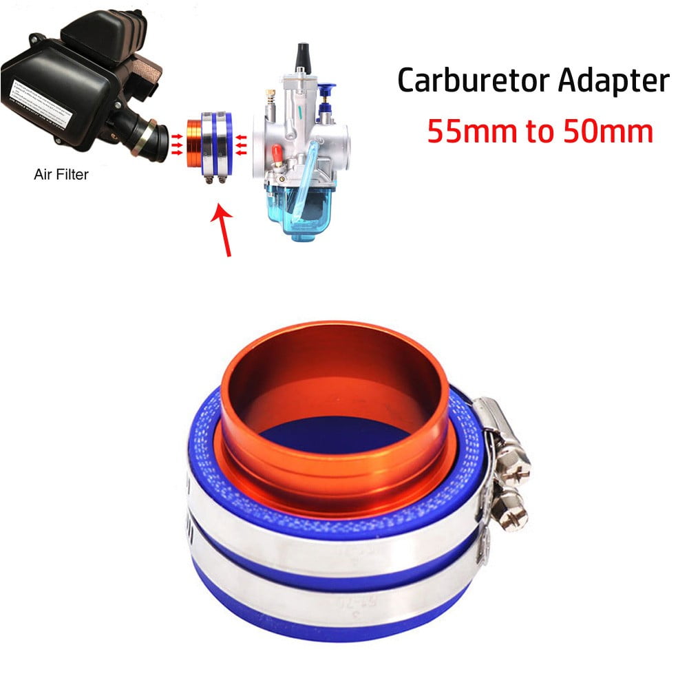 Intake Manifold Boot Air Filter Joint Interface Carburetor Adapter 55mm ...