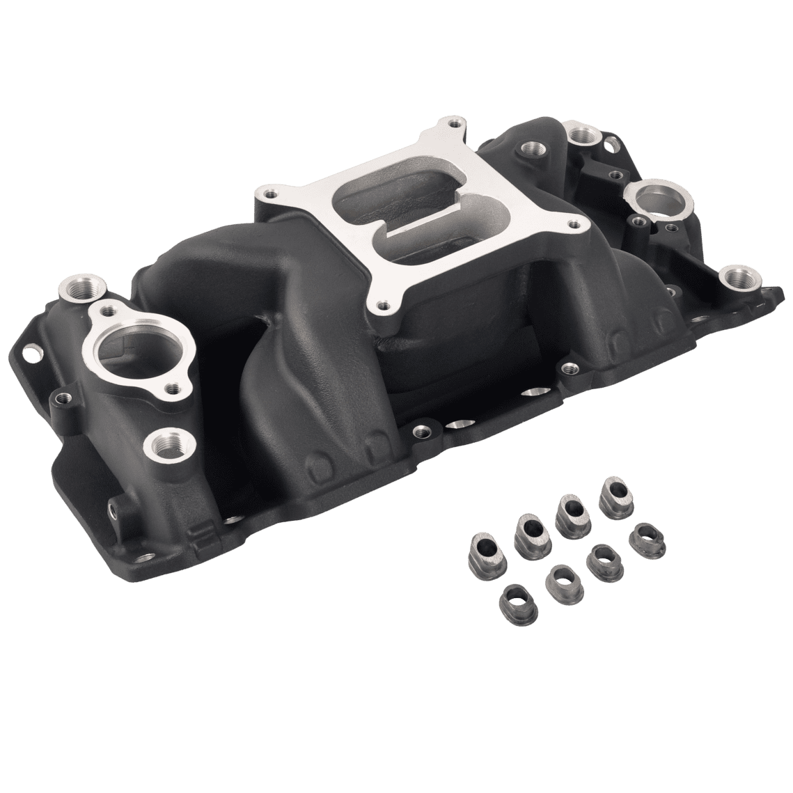 Intake Manifold High Rise Dual Plane Compatible with SBC Chevy 350 400 ...