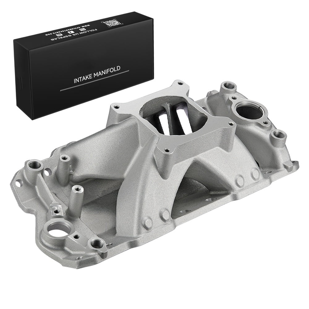 Intake Manifold Small Block Chevy Single Plane High Rise - Walmart.com