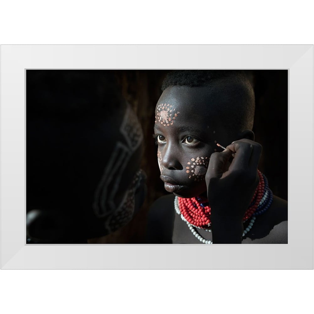 Intarob, Sarawut 14x11 White Modern Wood Framed Museum Art Print Titled ...