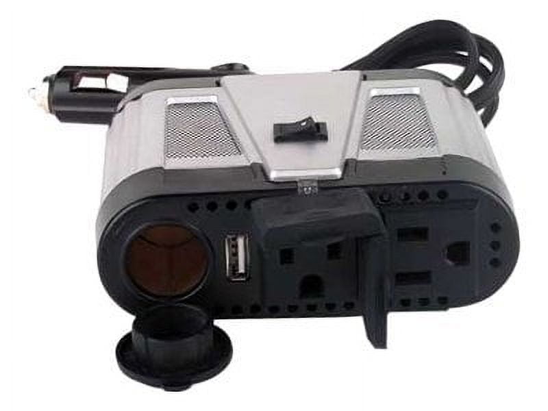Intec Universal 150-Watt Power Inverter (2 Outlets & USB Support ...