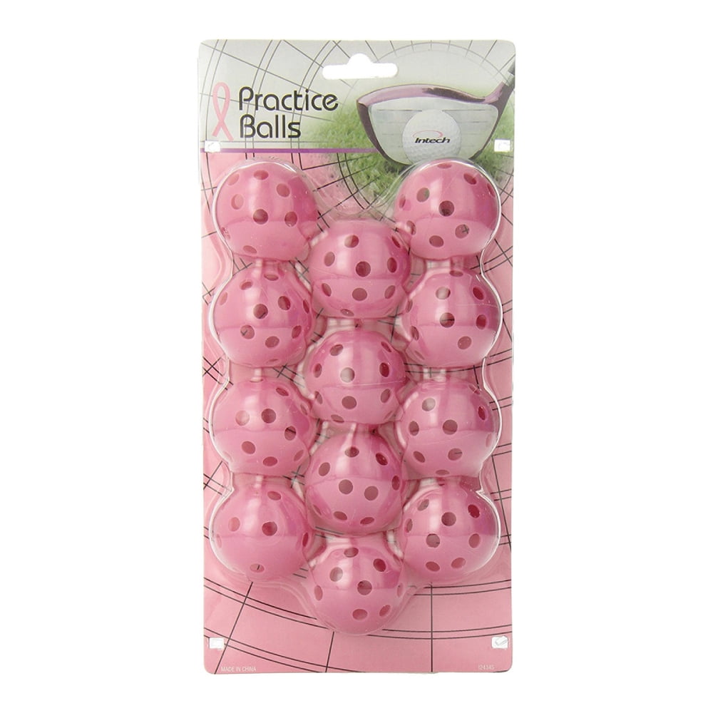 Intech Golf Balls, Pink, 12 Pack - Walmart.com