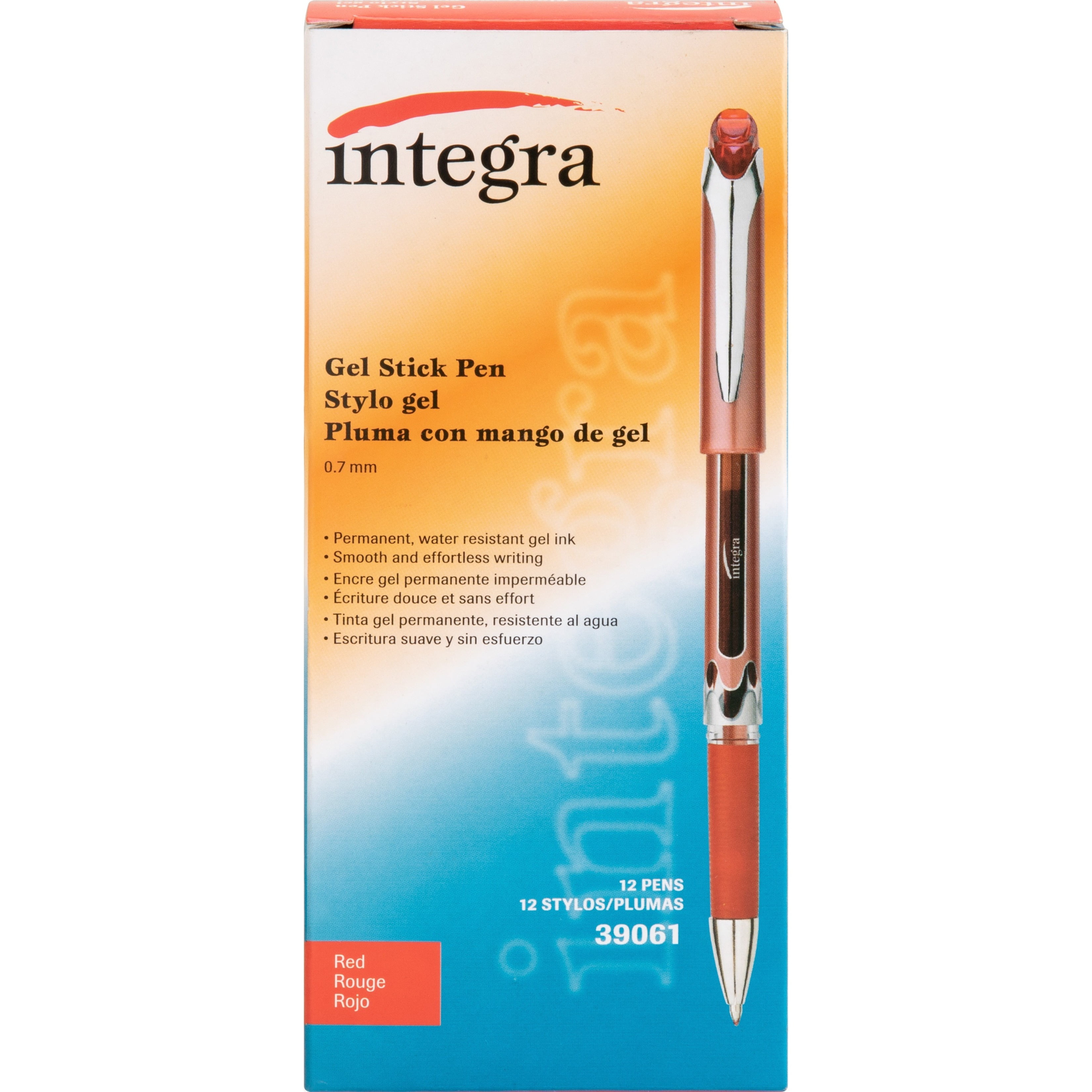 Integra .7mm Premium Gel Ink Stick Pens - Walmart.com