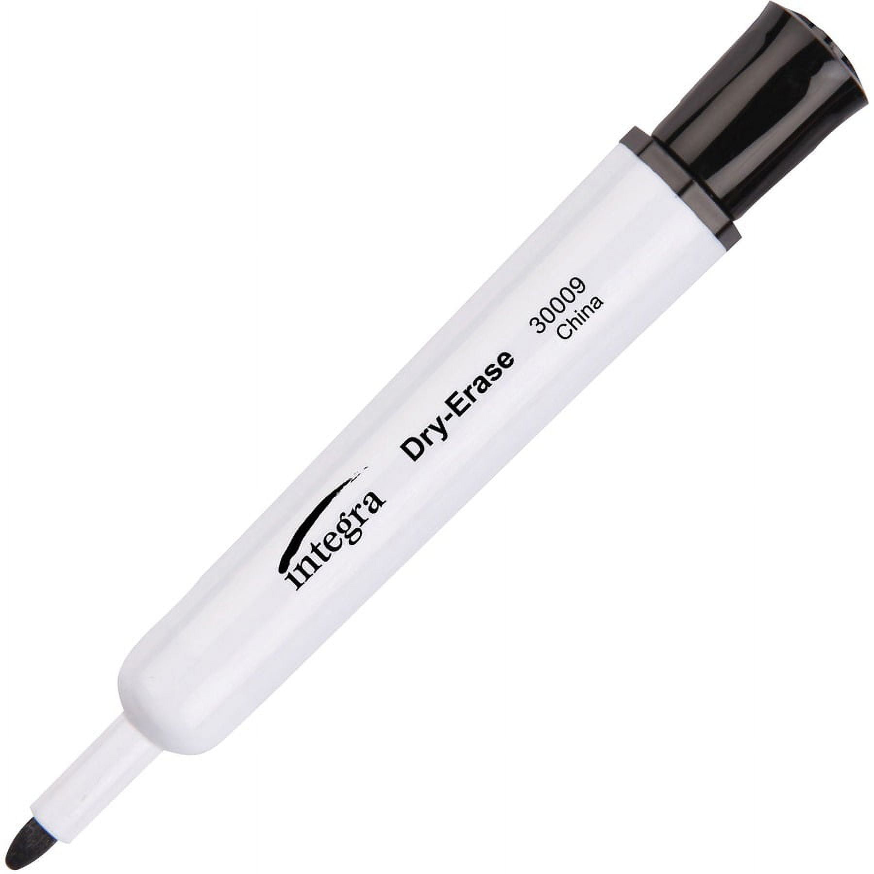 Integra Bullet Tip Dry-Erase Markers - Bullet Marker Point Style ...