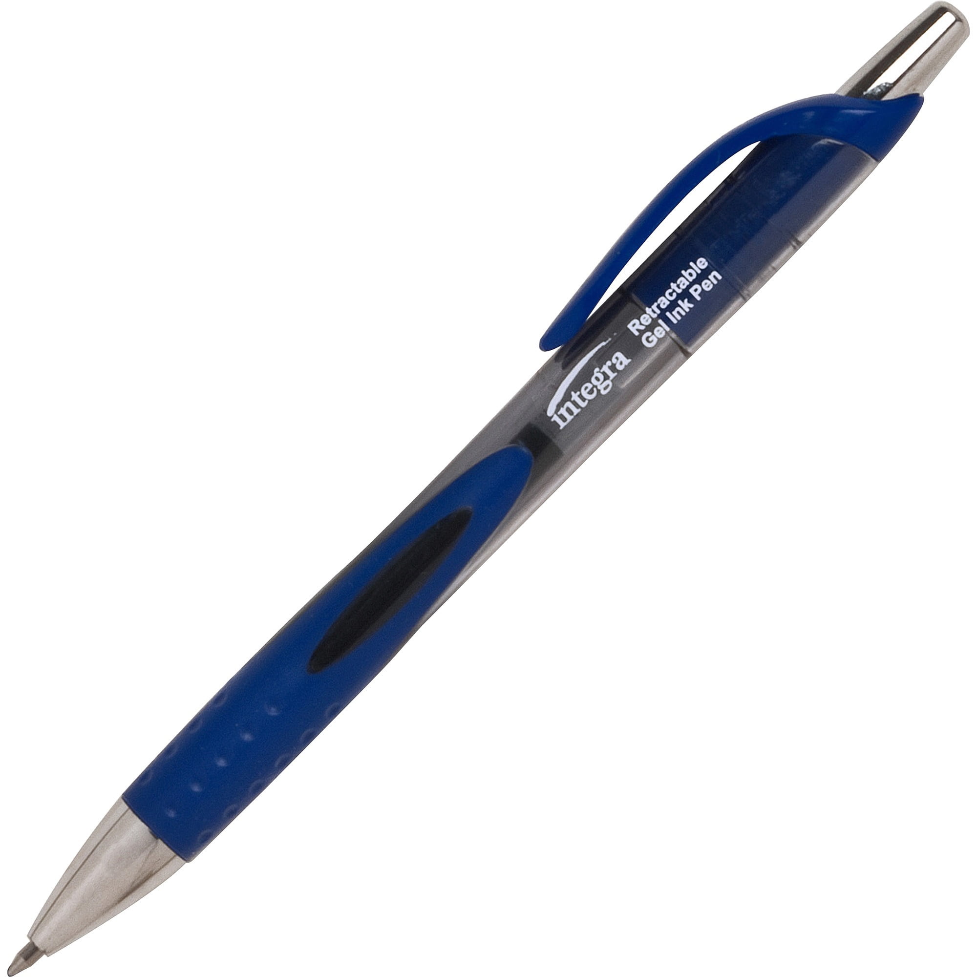 Integra Gel Pen Retract .5mm 12/BX BK Barrel/BE Ink 39066 - Walmart.com