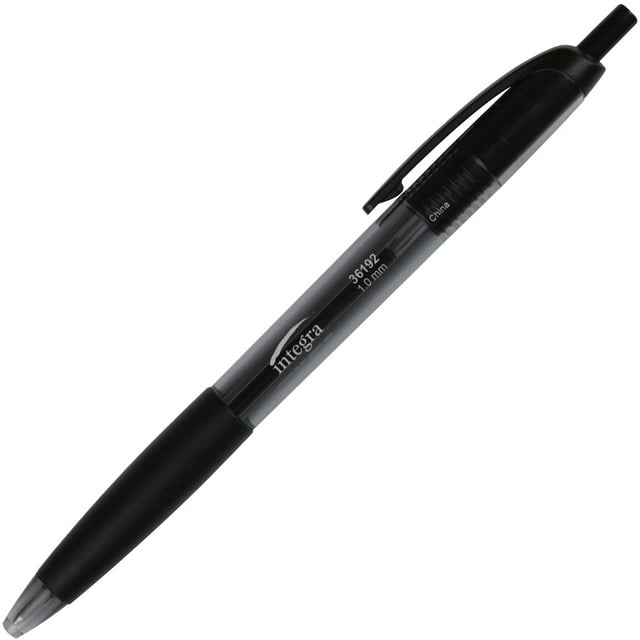 Integra, ITA36192, 1.0mm Retractable Ballpoint Pen, 50 / Box - Walmart.com