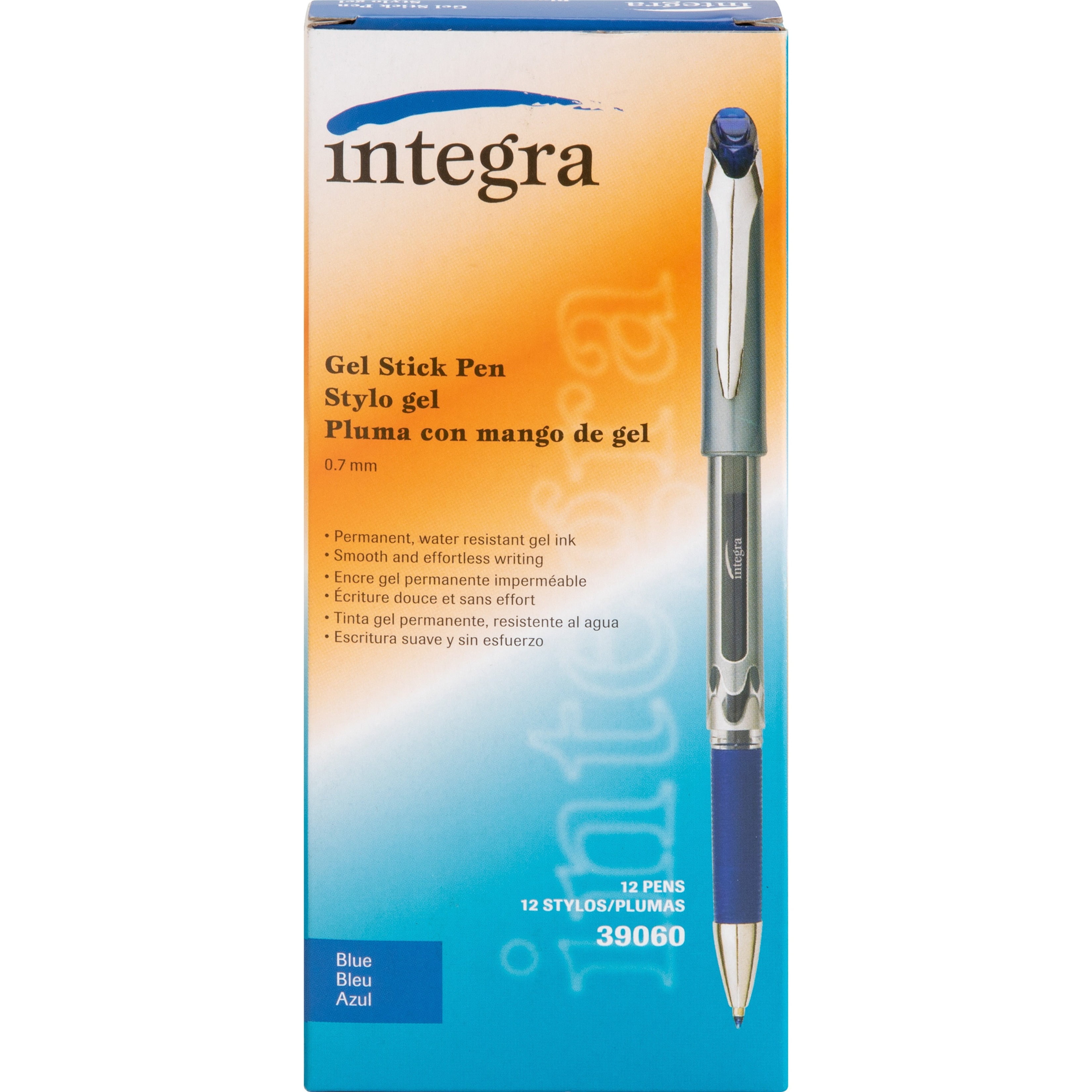 Integra, ITA39060, .7mm Premium Gel Ink Stick Pens, 12 / Dozen ...