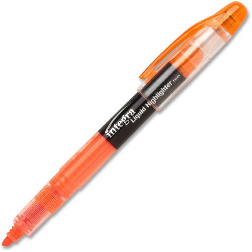 Integra Liquid Highlighters - Chisel Marker Point Style - Fluorescent ...