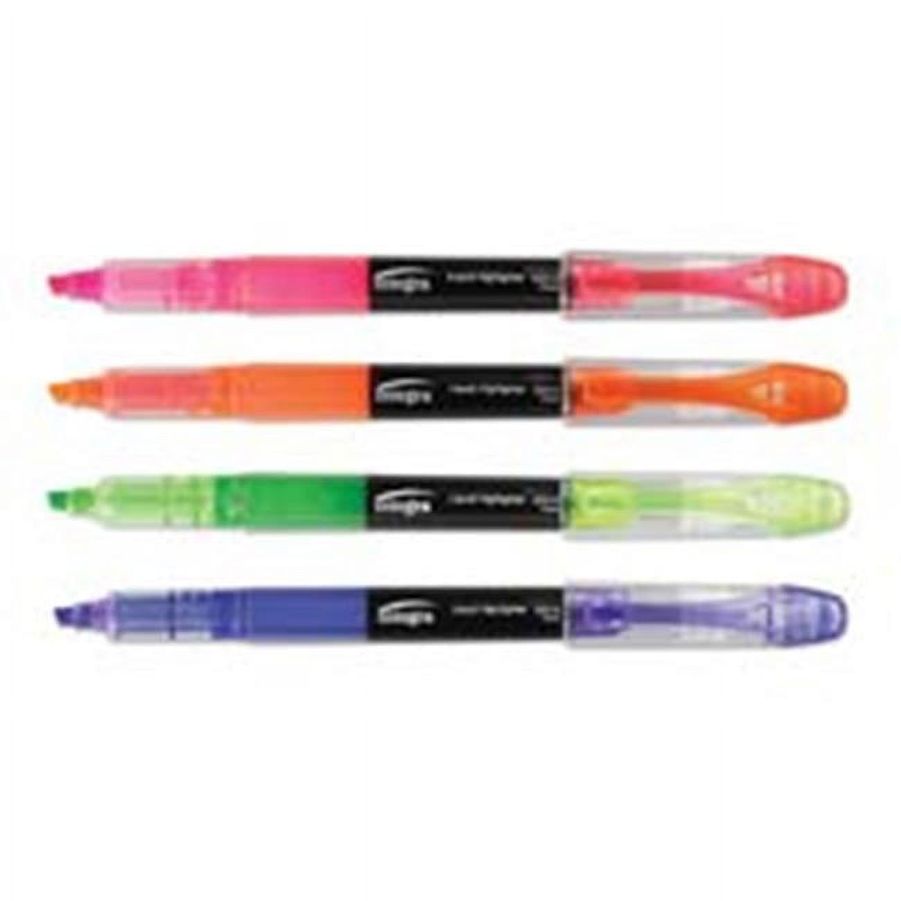 Integra Liquid Ink Highlighter- Chisel Tip- 5-ST- Assorted - Walmart.com