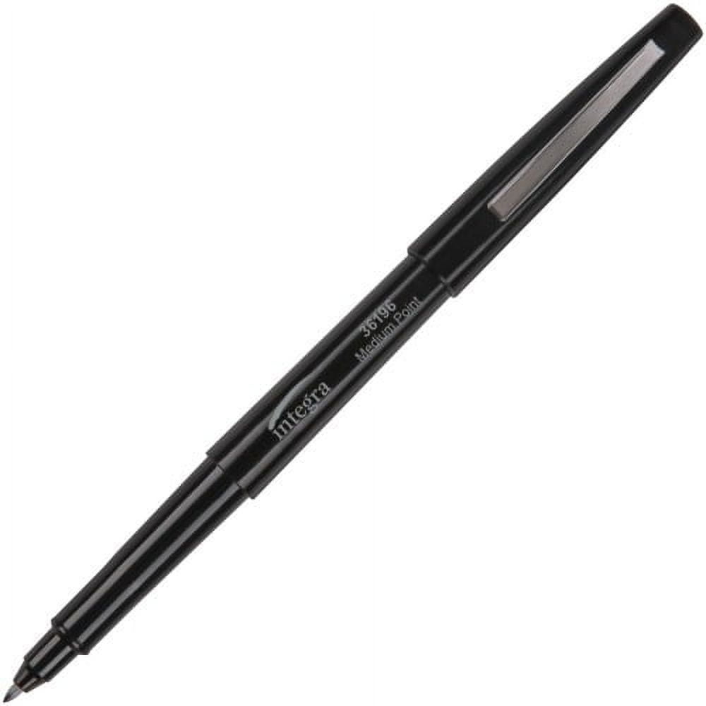 Integra Medium-point Pen Medium Pen Point - Black Water Based Ink ...
