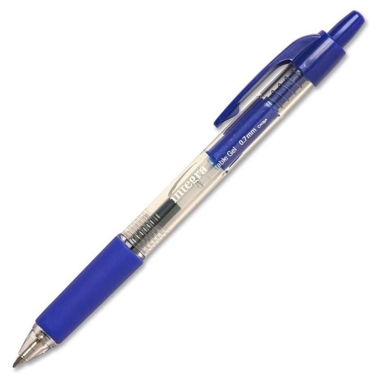 Integra Retractable Gel Ink Pen (Set of 12) - Walmart.com