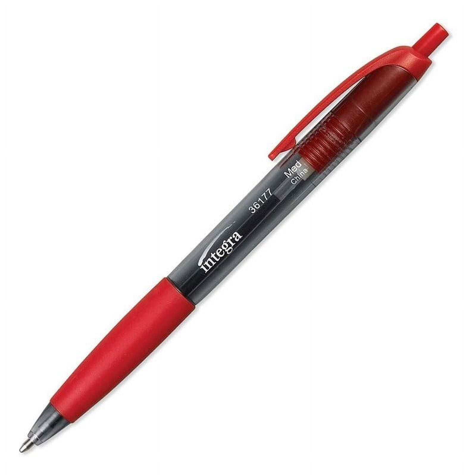 Integra Rubber Grip Retractable Pen - Walmart.com