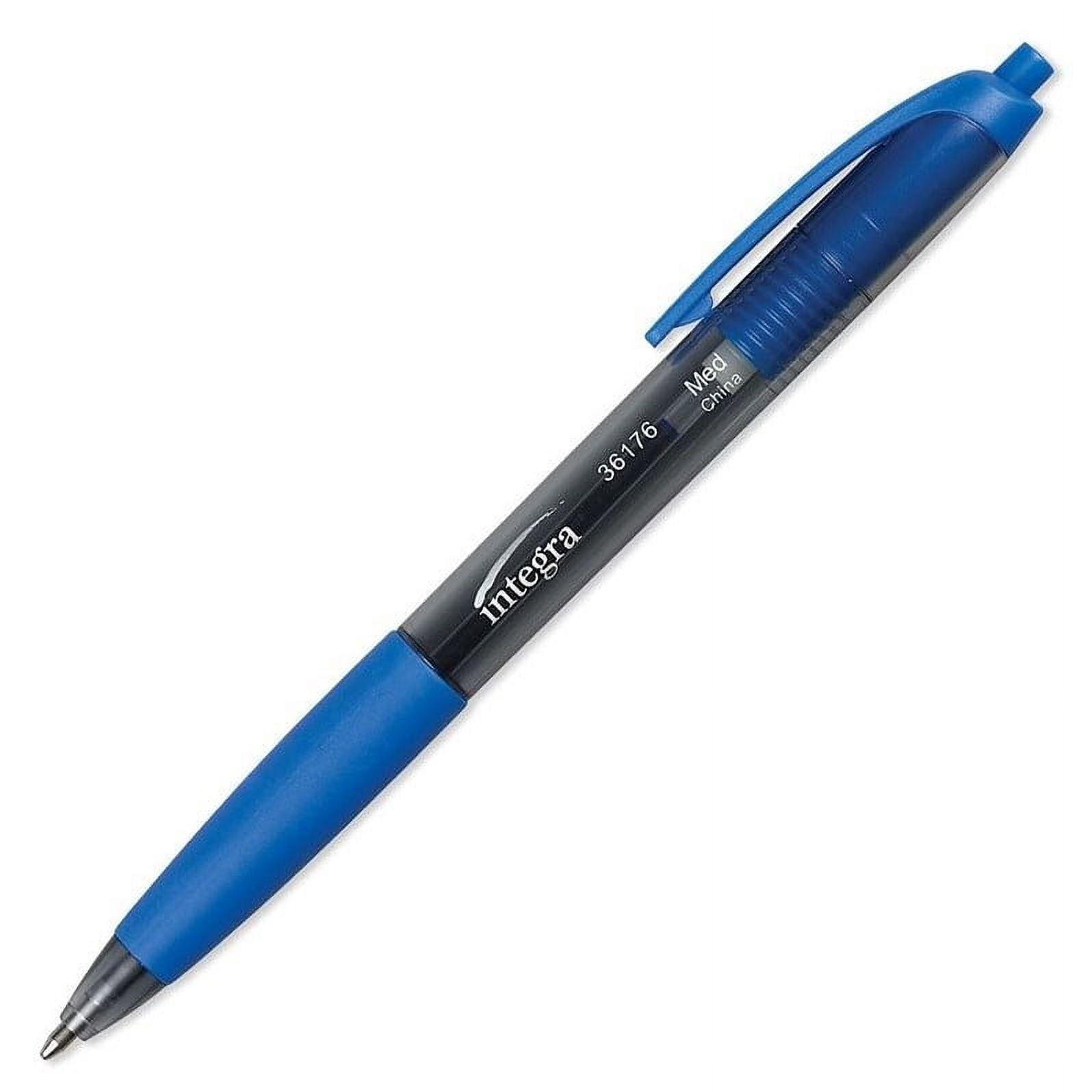 Integra Rubber Grip Retractable Pen - Walmart.com
