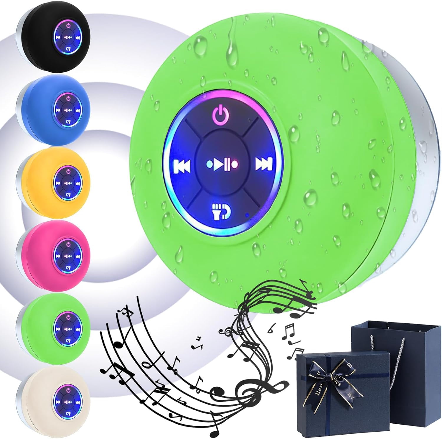 Integralz Shower Speaker Waterproof, 2025 Upgrade Mini Integralz ...