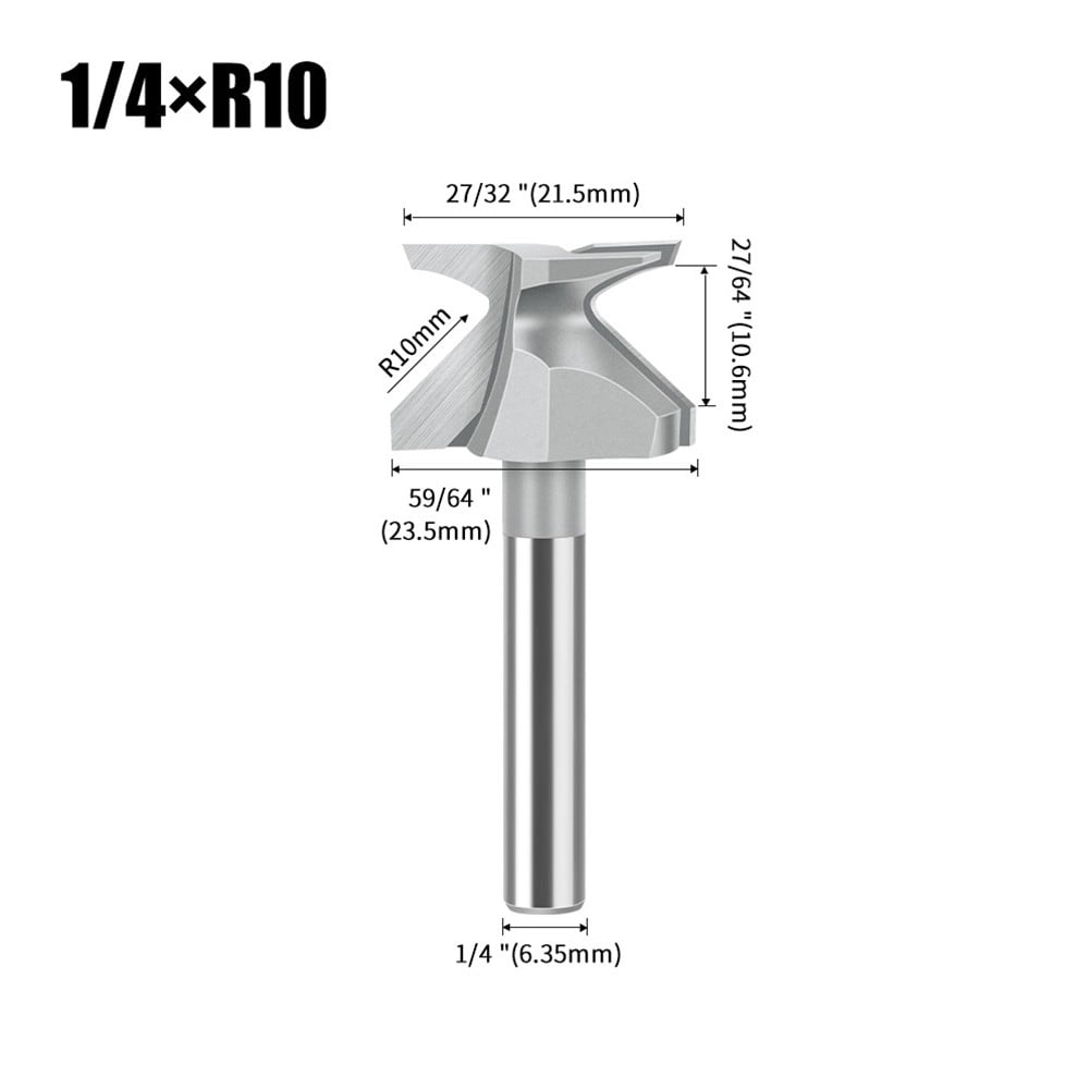 Integrated Arc Bending Router Bit R10 For Smooth Curves In For Woodworking A