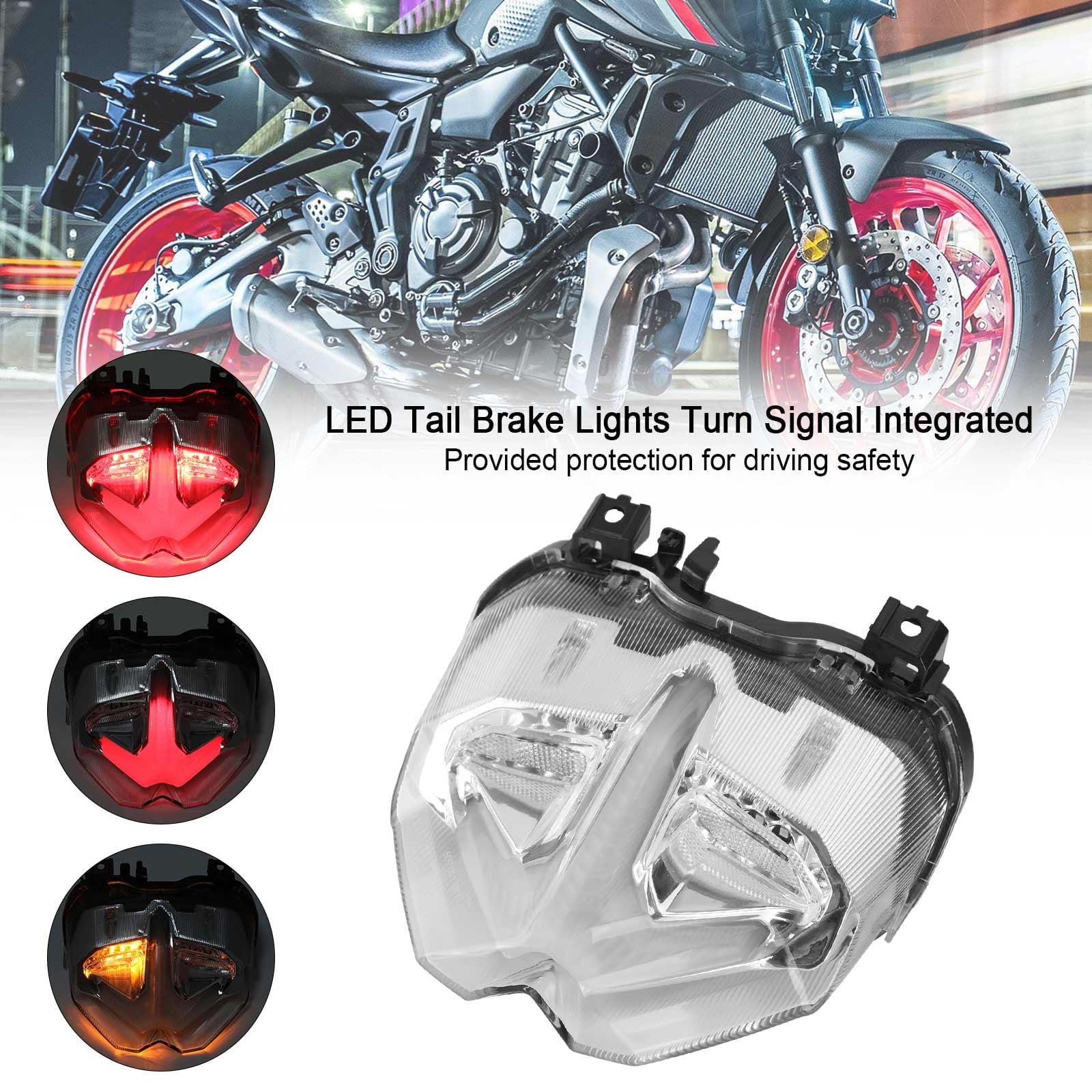 Tail Brake Lights Turn Signal Integrated For YAMAHA MT-09 MT10 SP 2021 ...