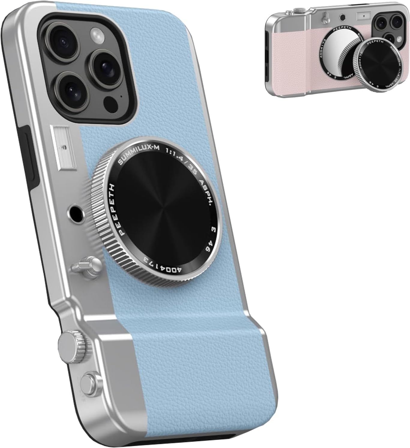 Integrated Camera Phone Case for iPhone 15 Pro Max, Cute 3D Cartoon ...