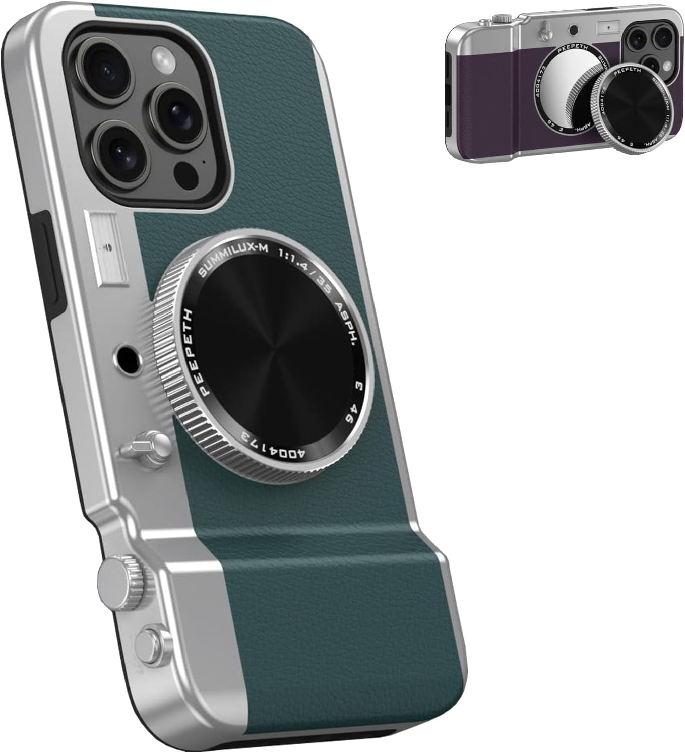 Integrated Camera Phone Case for iPhone 15 Pro Max, Cute 3D Cartoon ...