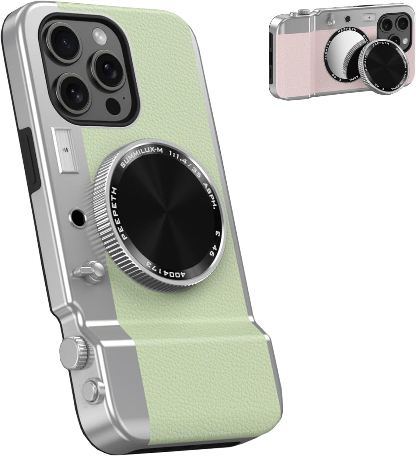 Integrated Camera Phone Case for iPhone 15 Pro Max, Cute 3D Cartoon ...