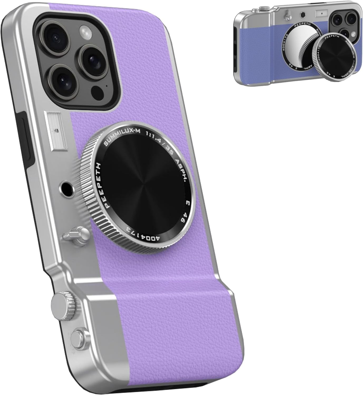Integrated Camera Phone Case for iPhone 15 Pro Max, Cute 3D Cartoon ...