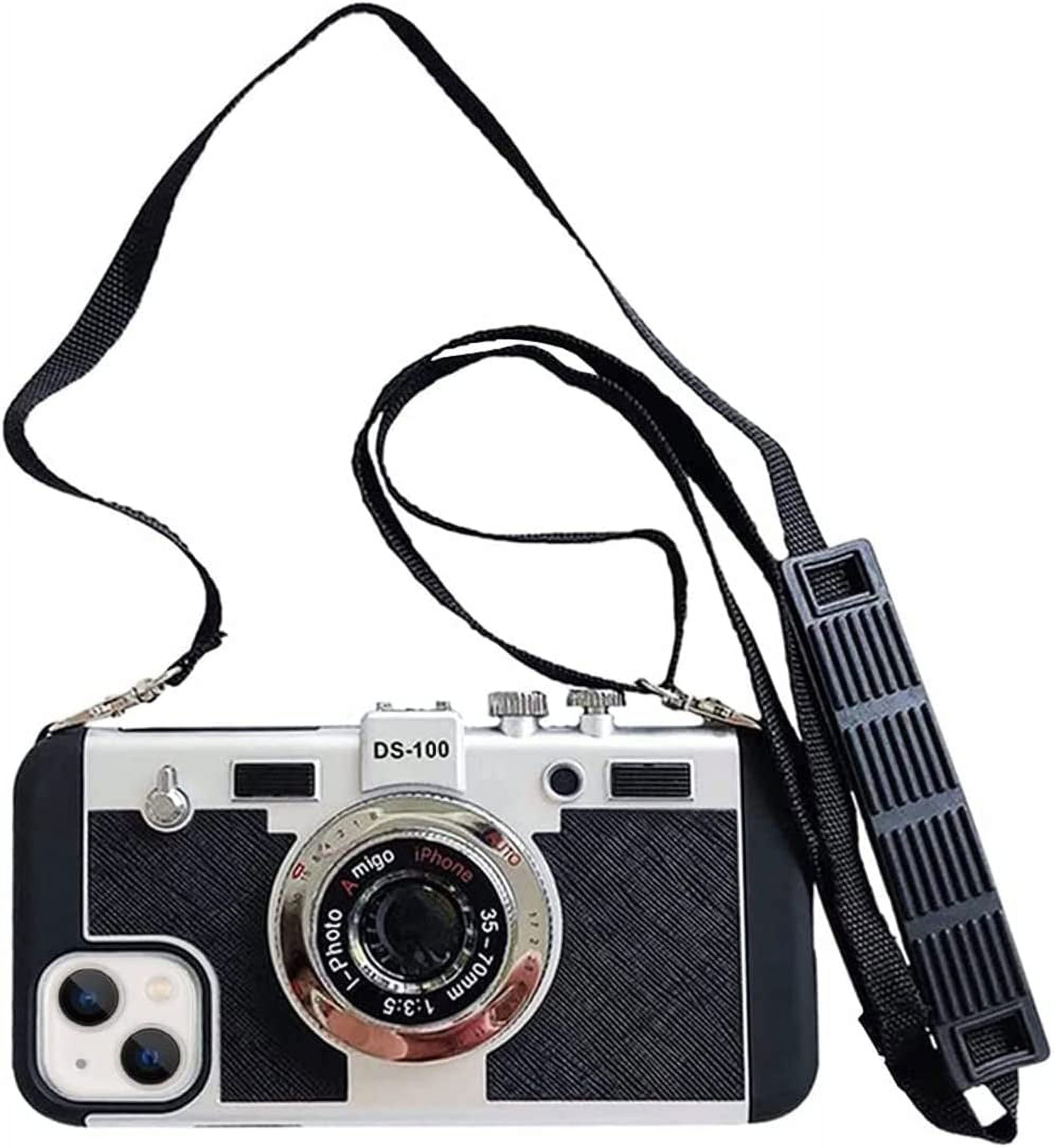 Integrated Camera Phone Case for iPhone 15 Pro Max, Cute 3D Cartoon ...