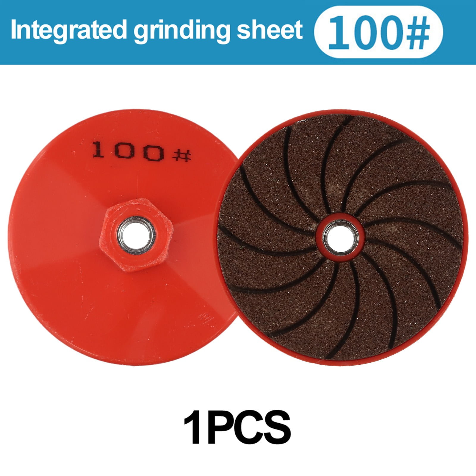 Integrated Grinding Disc for Angle Grinder, 50/100/200 Grit Polishing ...