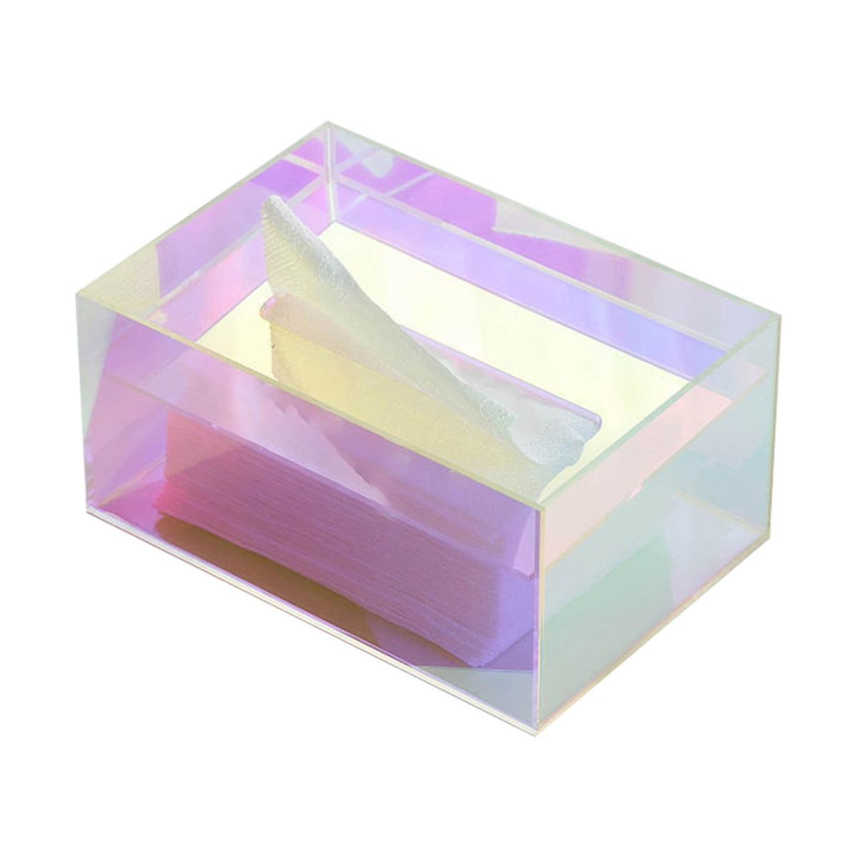Integrated Handle Clear Tissue Holder, Stylish Acrylic Tissue Box For ...