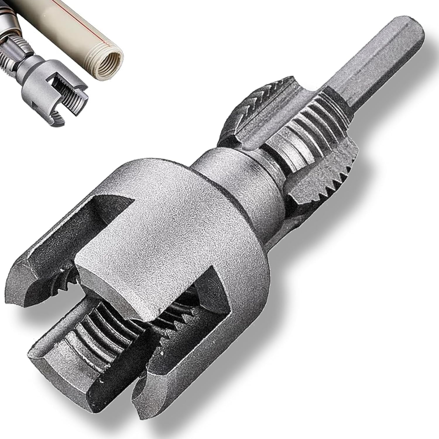 Integrated Internal & External Pipe Threading Tool,1/2'' and 3/4 ...