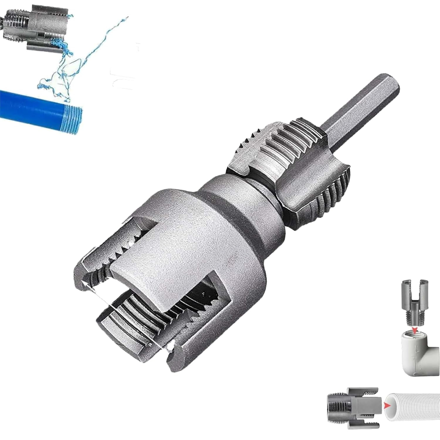 Integrated Internal & External Pipe Threading Tool, 2025 New Pipe Thread Cutting Tool, Dual ...