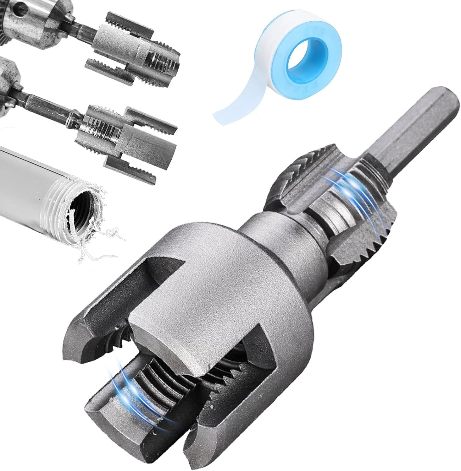 Integrated Internal & External Pipe Threading Tool, 2025 Upgraded ...