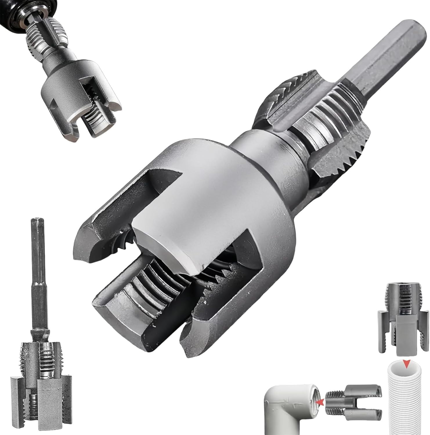 Integrated Internal & External Pipe Threading Tool 2026 Upgrade Pipe ...