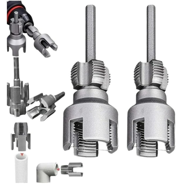 Integrated Internal & External Pipe Threading Tool, 4/6'' Dies, Dual ...