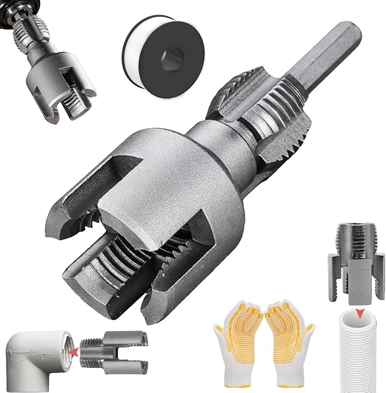 Integrated Internal & External Pipe Threading Tool, Electric Drill ...
