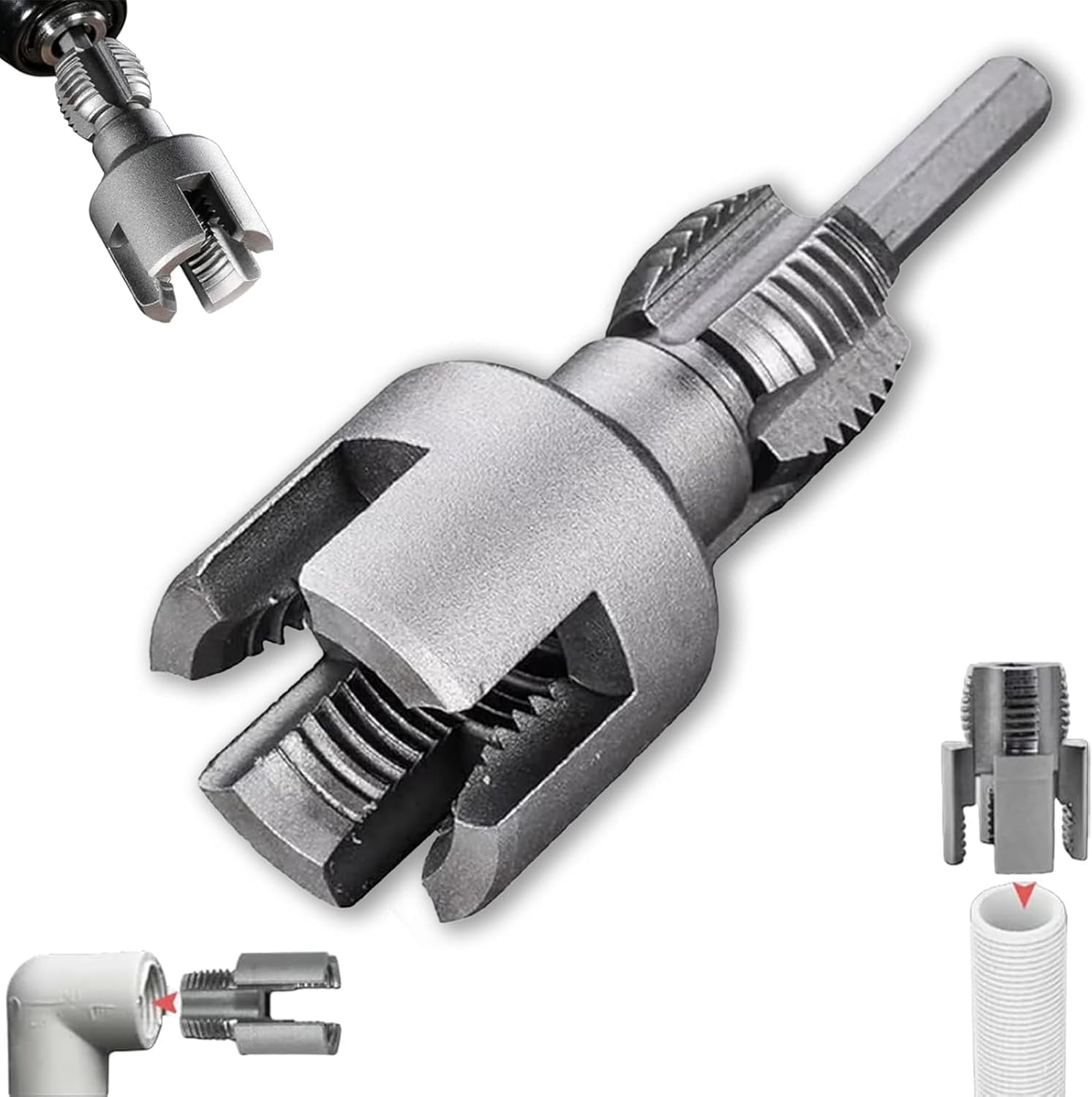 Integrated Internal & External Pipe Threading Tool, Electric Drill ...