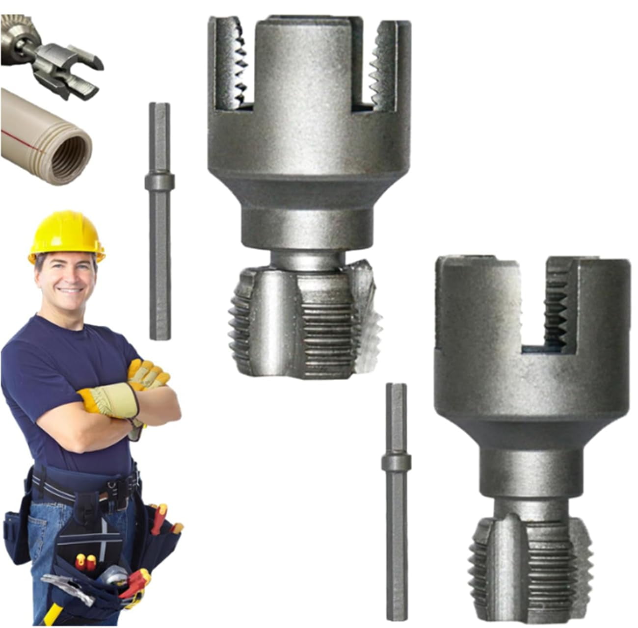 Integrated Internal & External Pipe Threading Tool, PVC Pipe Thread ...