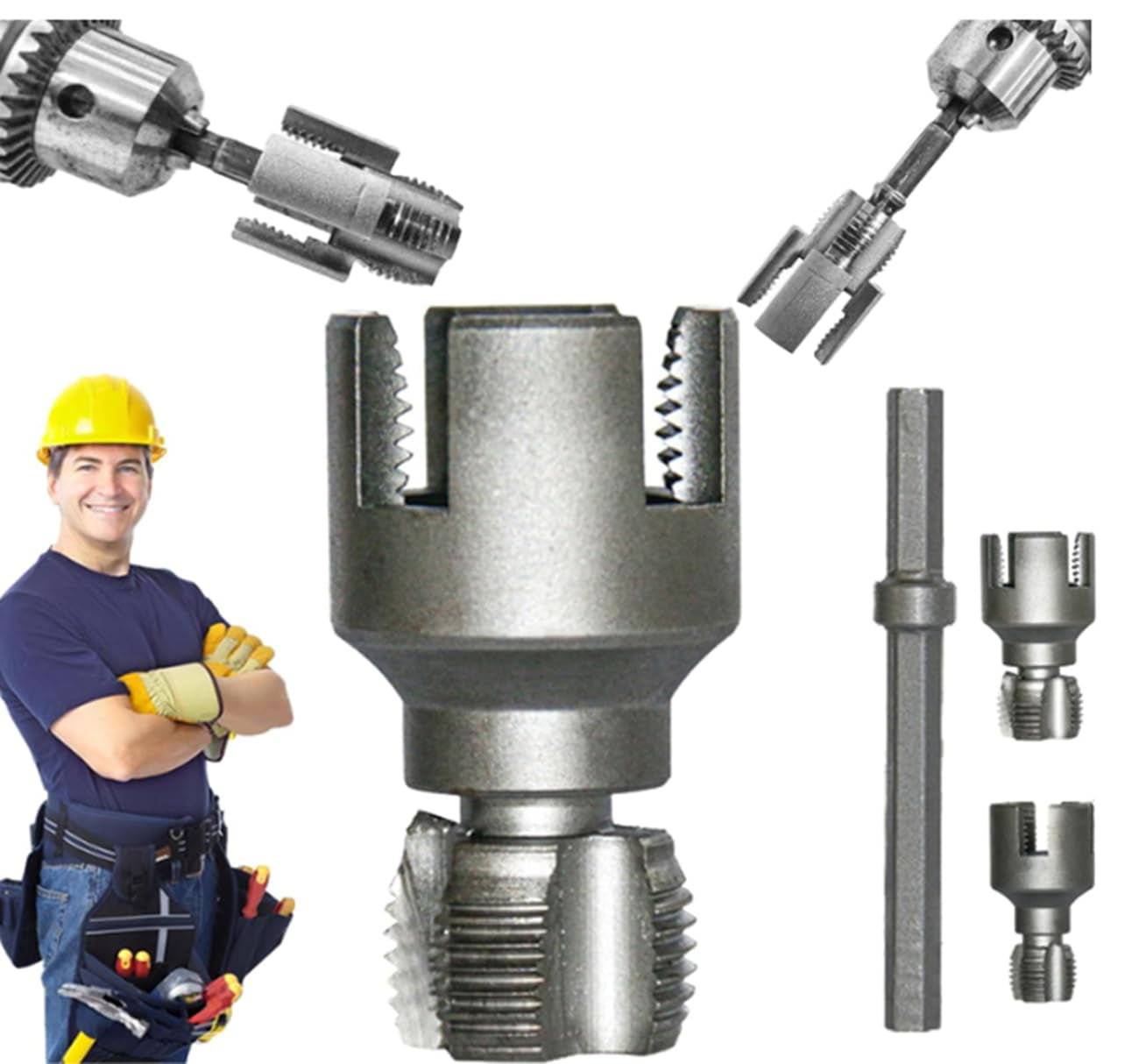 Integrated Internal & External Pipe Threading Tool, PVC Pipe Thread ...