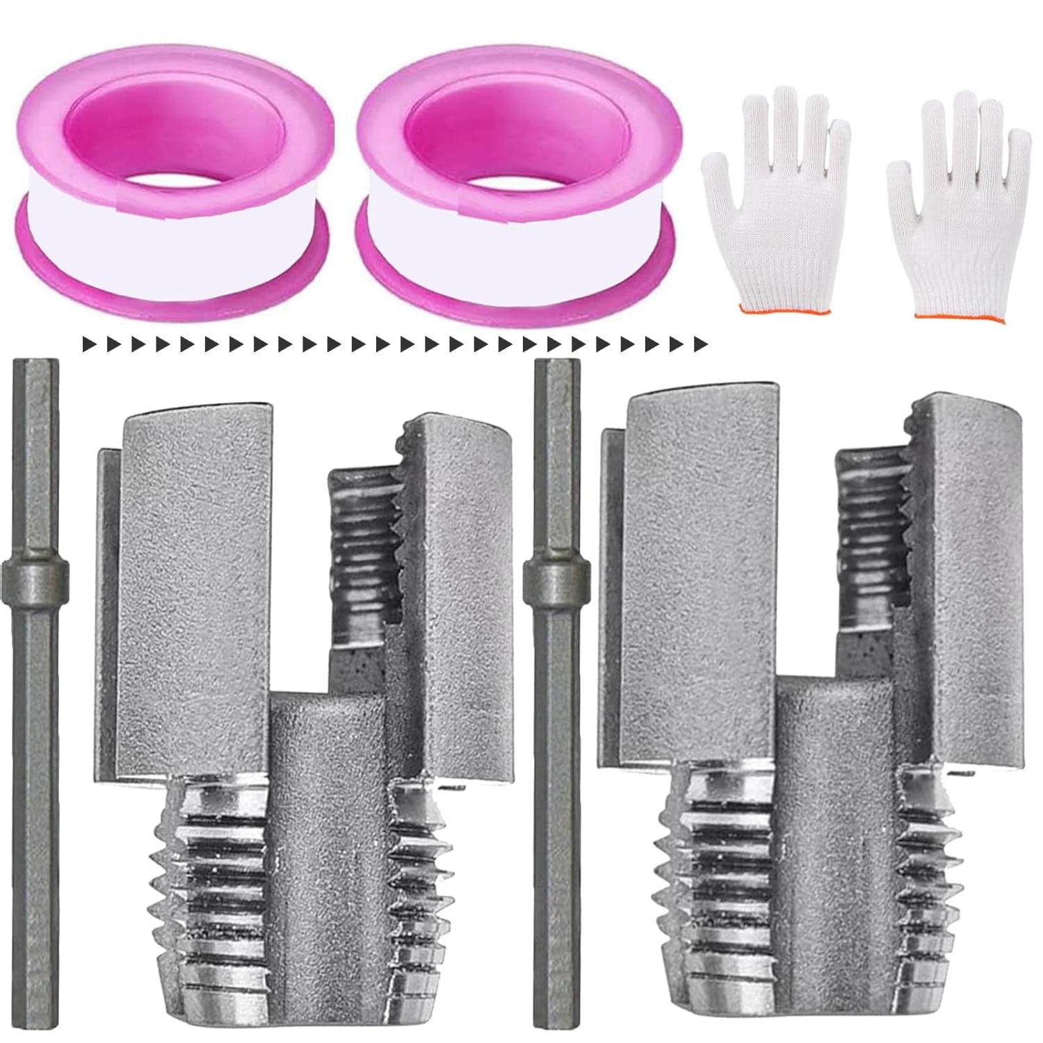 Integrated Internal & External Pipe Threading Tool, PVC Pipe Threader ...