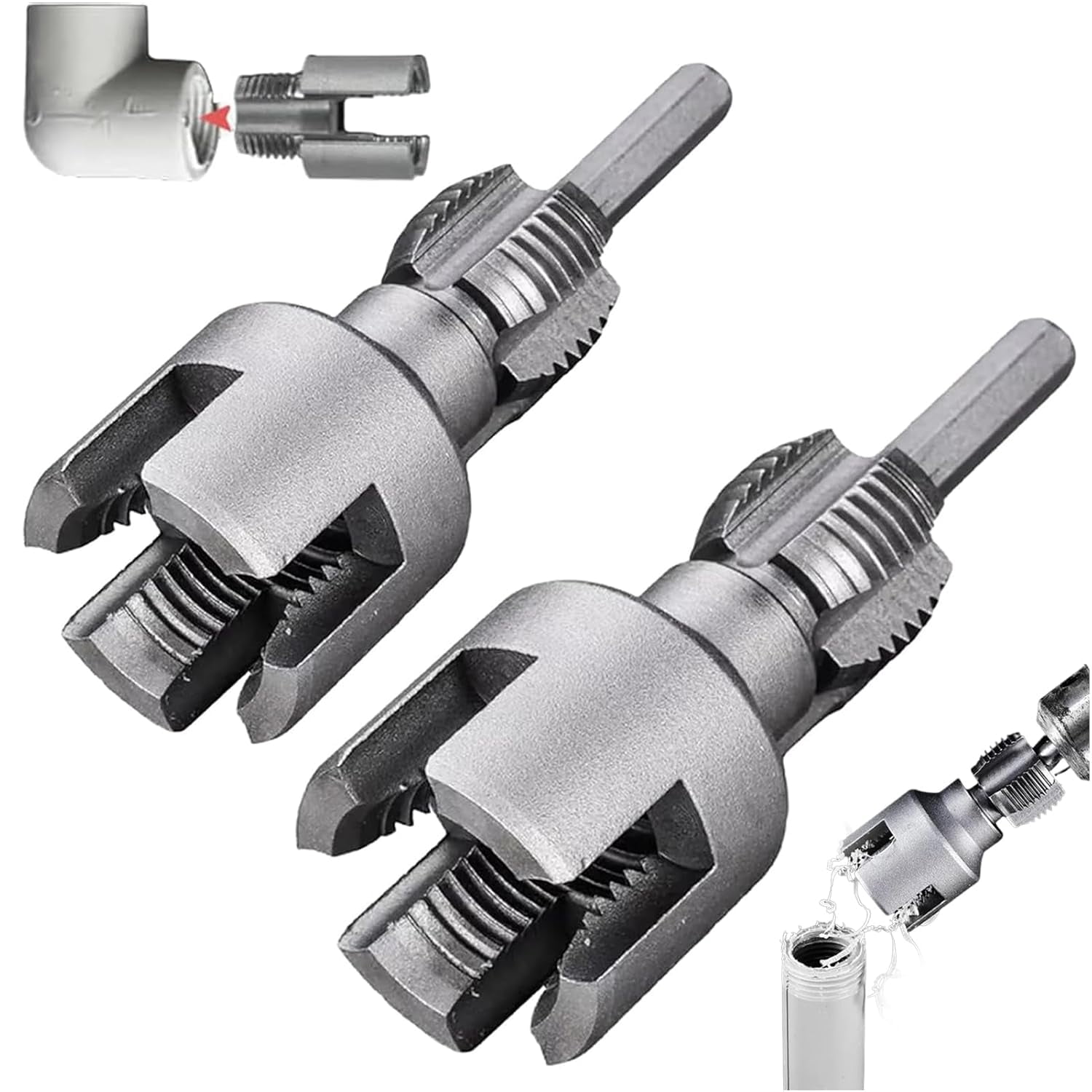 Integrated Internal & External Pipe Threading Tool, PVC Threading Tool ...