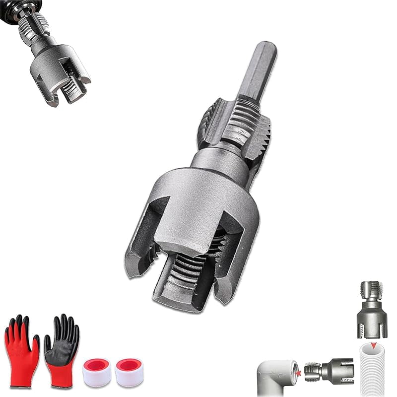Integrated Internal & External Pipe Threading Tool, Pipe Thread Cutting ...