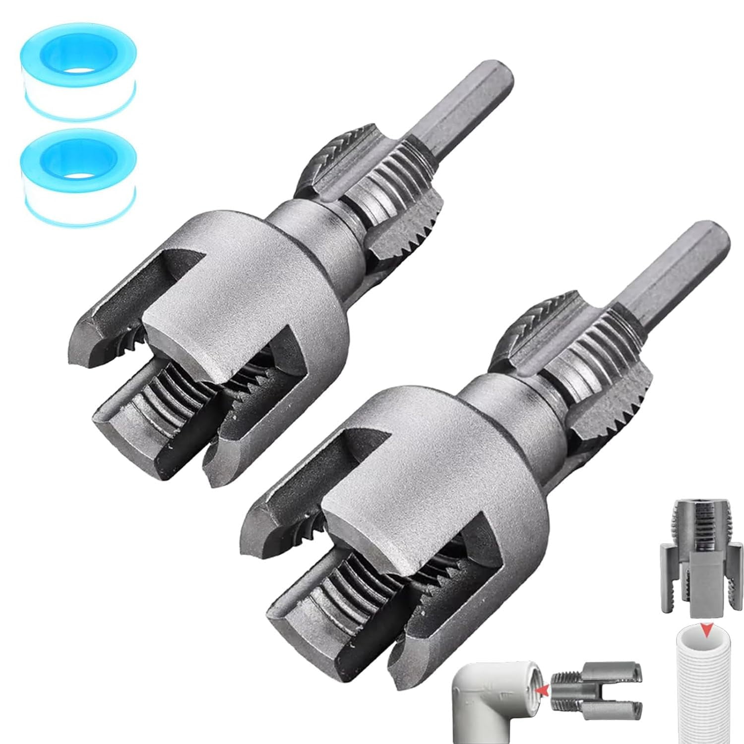 Integrated Internal & External Pipe Threading Tool, Pipe Thread Cutting ...