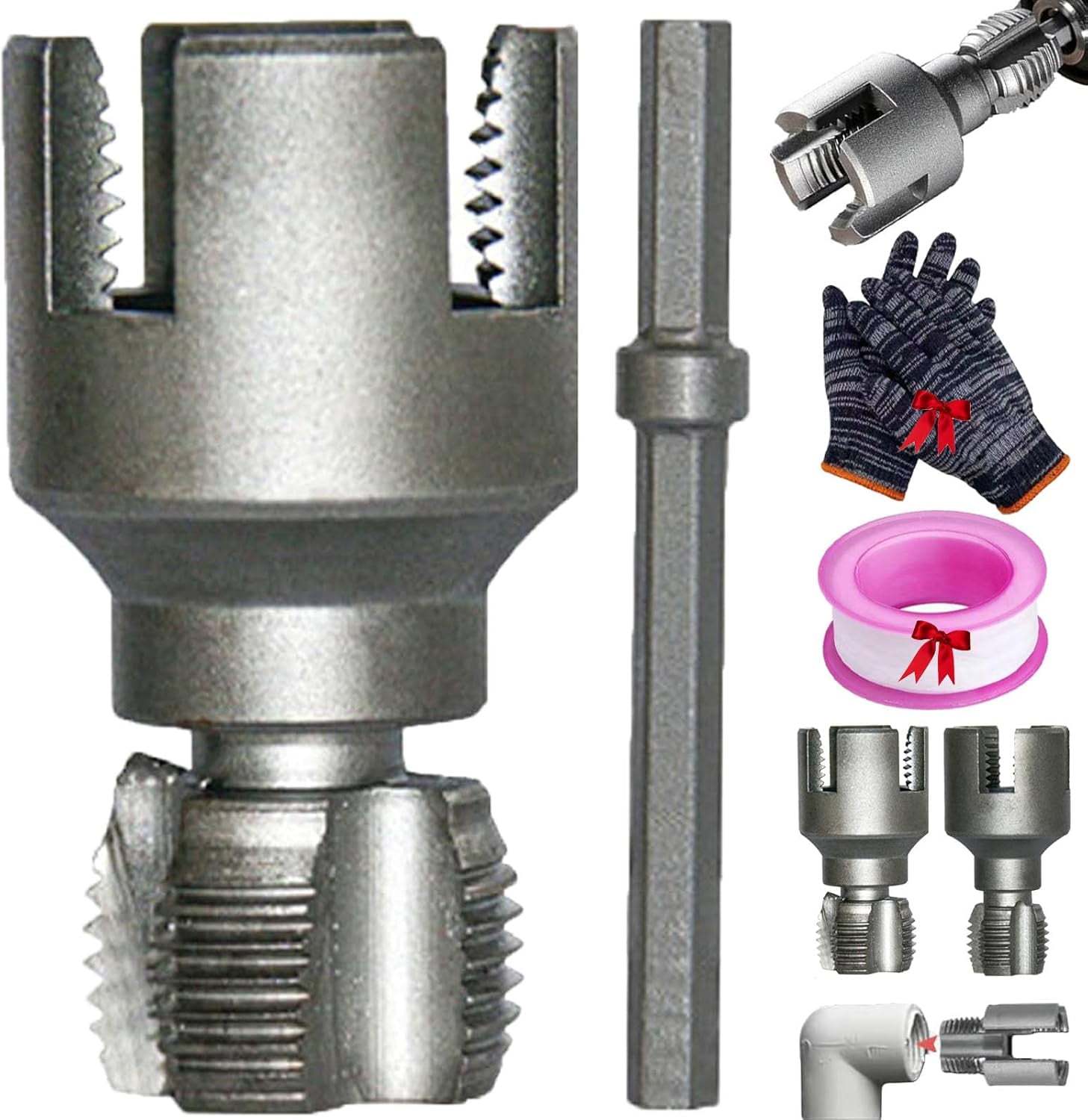 Integrated Internal & External Pipe Threading Tool, Pipe Thread Cutting ...