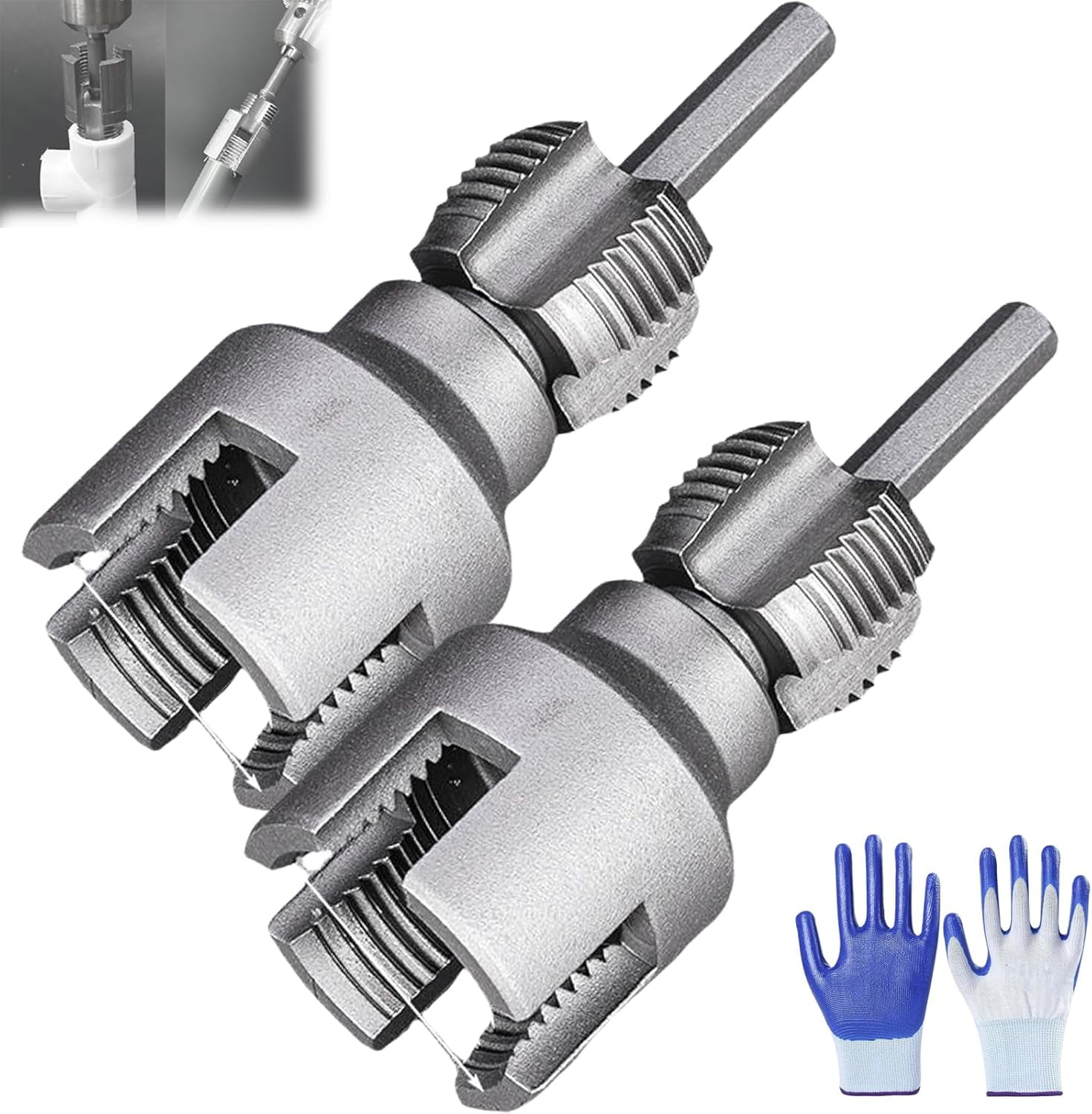 Integrated Internal & External Pipe Threading Tool, Plastic Pipe ...