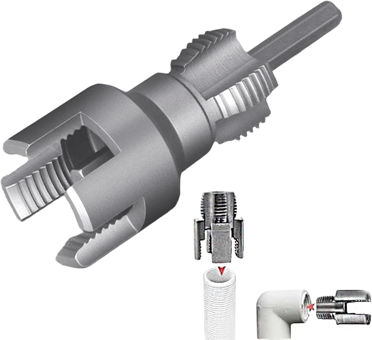 Integrated Internal & External Pipe Threading Tool, Professional PVC ...