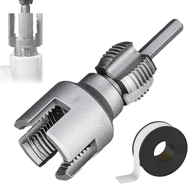 Integrated Internal & External Pipe Threading Tool Set, 1/2'' 3/4 ...