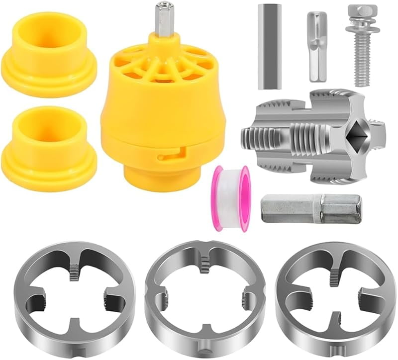 Integrated Internal & External Water Pipe Threading Plumbing Tool ...