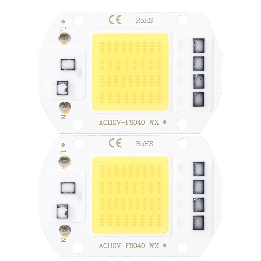 Integrated LED Chip Light Source 50W, High Bright COB Chips, 6x4cm ...